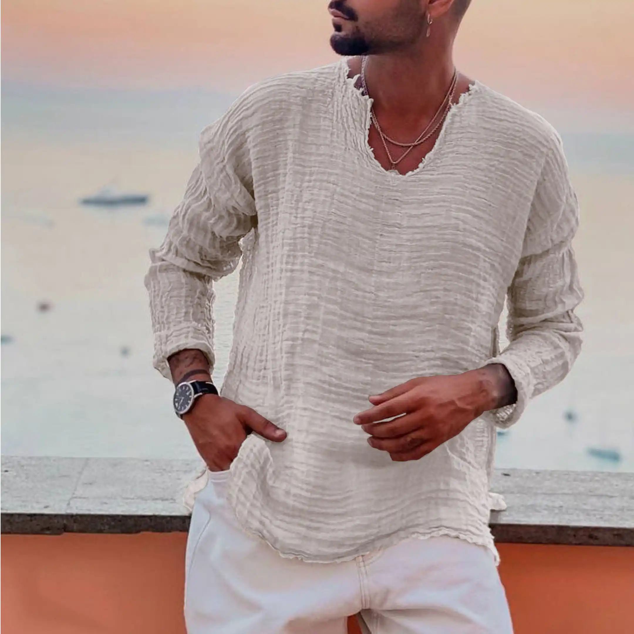 Men's Linen Clothing